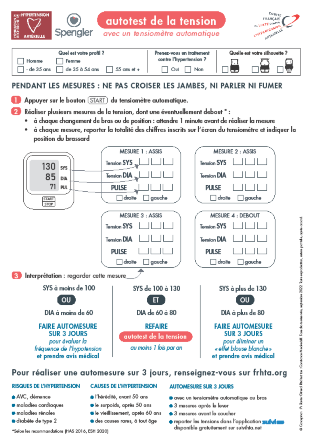 comment dépister et suivre une hypertension artérielle