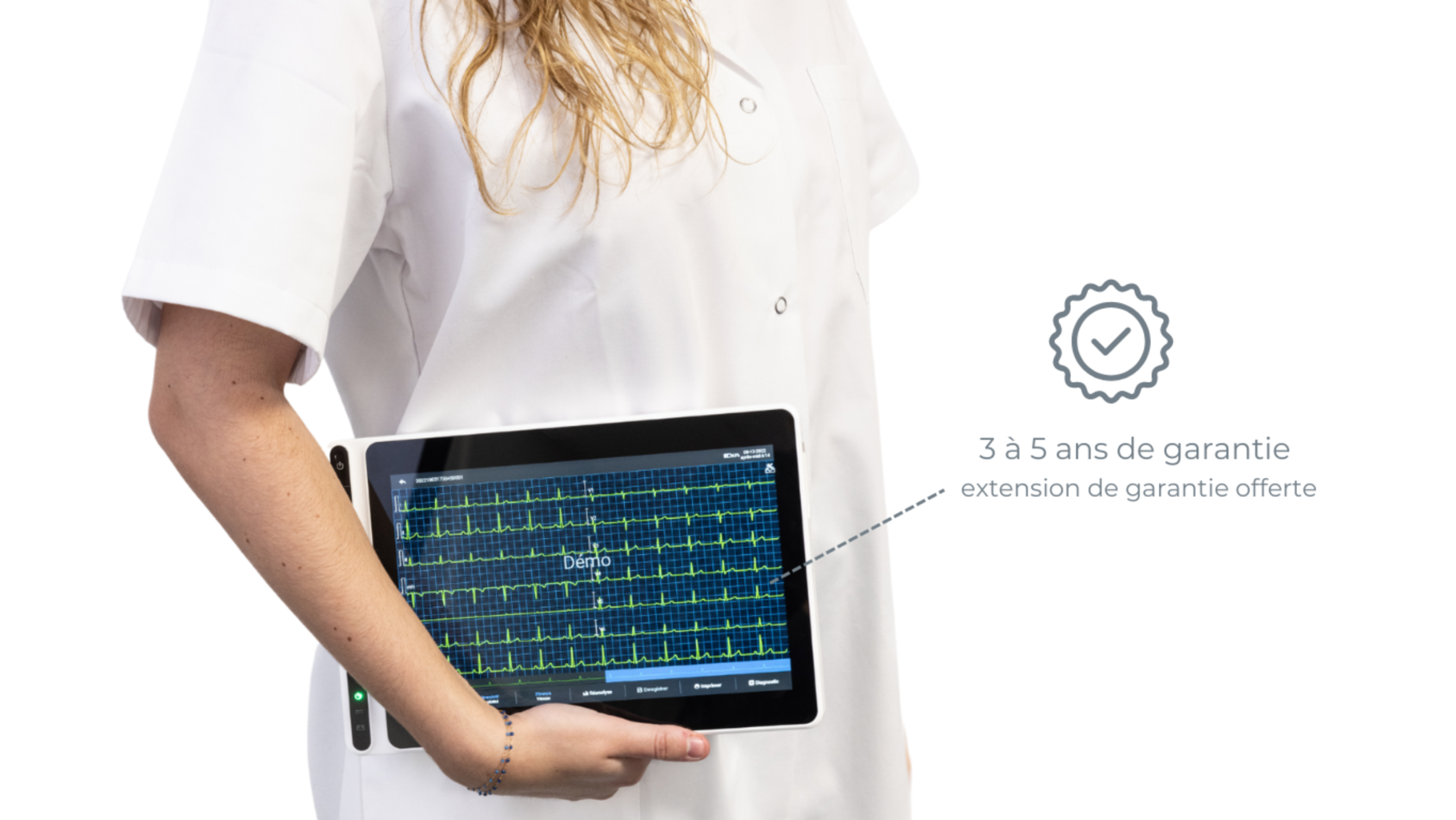Appareil ECG portable 12 dérivations avec interprétation | Spengler